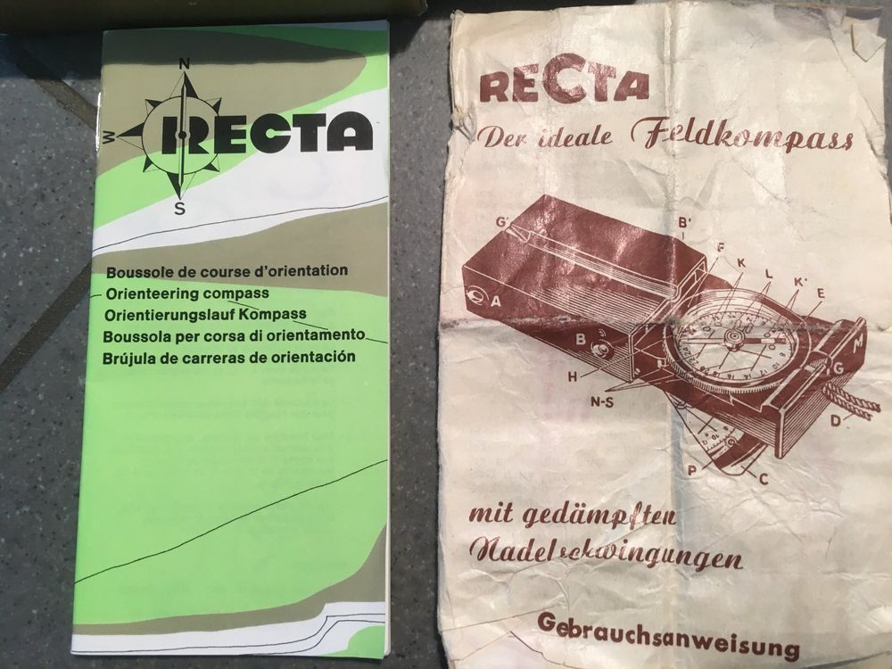RECTA Kompass mit Etui und Orientierungslauf Kompass (Neu (gemäss Beschreibung)) in Winznau für ...