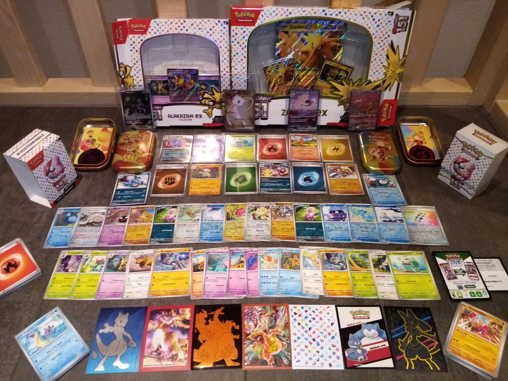 XXL Pokémon Karten Sammlung MEW 151💪Mew EX🔥Charizard EX🔥 | Comprare su Ricardo