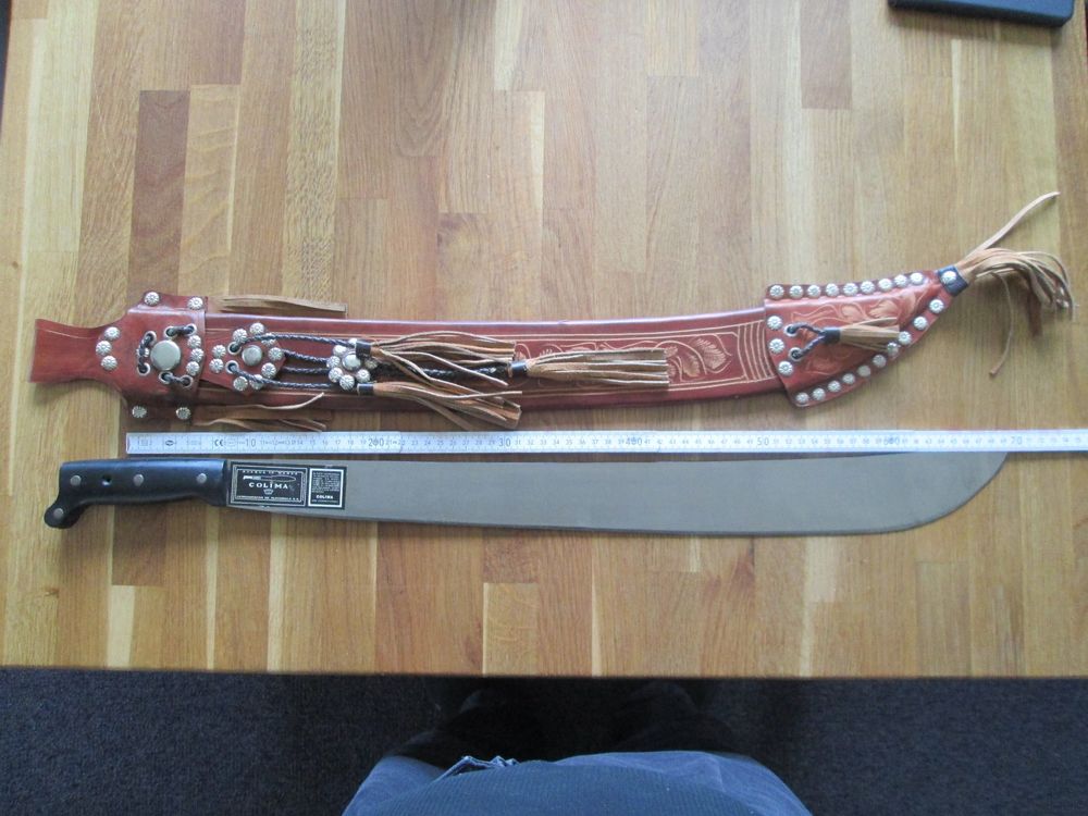 Orig. "MACHETE" m. Lederscheide, keinTouristen Ramsch, 73cm (Gebraucht ...