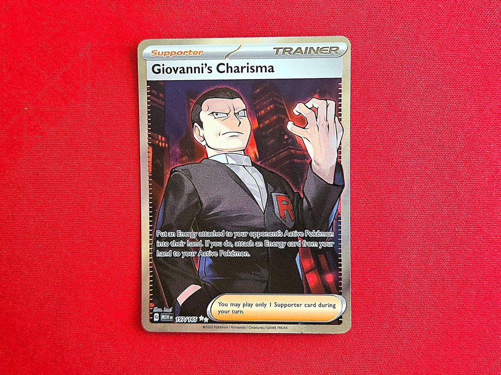 Giovanni's Charisma Fullart Trainer Pokemon 151 EN (MINT) | Kaufen auf ...