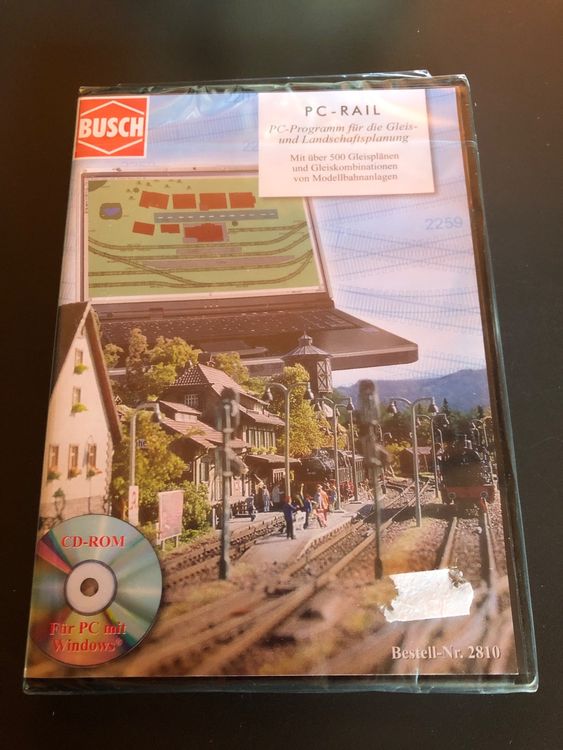 PC-RAIL Modellbahn Anlagen Grafikprogramm (Neu und originalverpackt) in ...