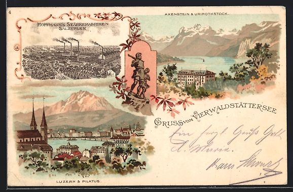 Litho Luzern /Vierwaldstättersee, Teila | Kaufen auf Ricardo