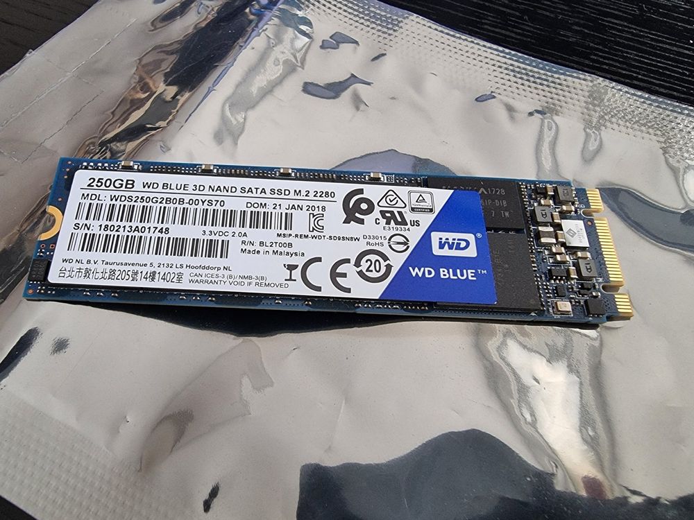 WD blue Sata SSD 250GB M.2 2280 | Kaufen auf Ricardo