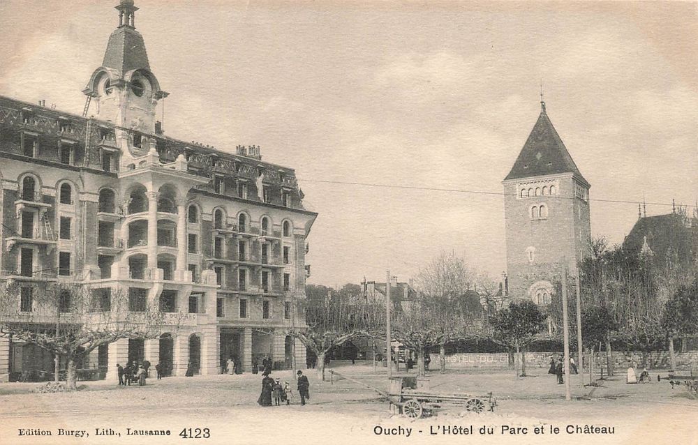 Ouchy l'hotel du parc et le château anime | Kaufen auf Ricardo