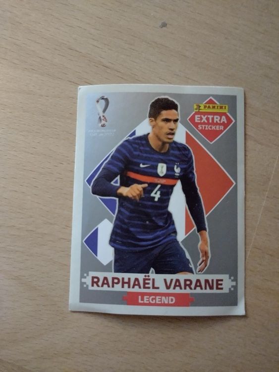 Panini wm 2022 EXTRA Sticker: Raphaël Varane / Silber | Kaufen auf Ricardo