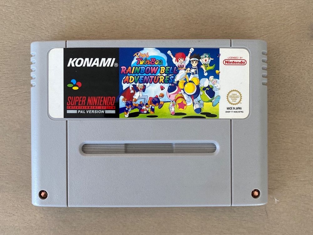 Pop’n Twinbee Rainbow Bell Adventures SNES Super Nintendo (Gebraucht ...