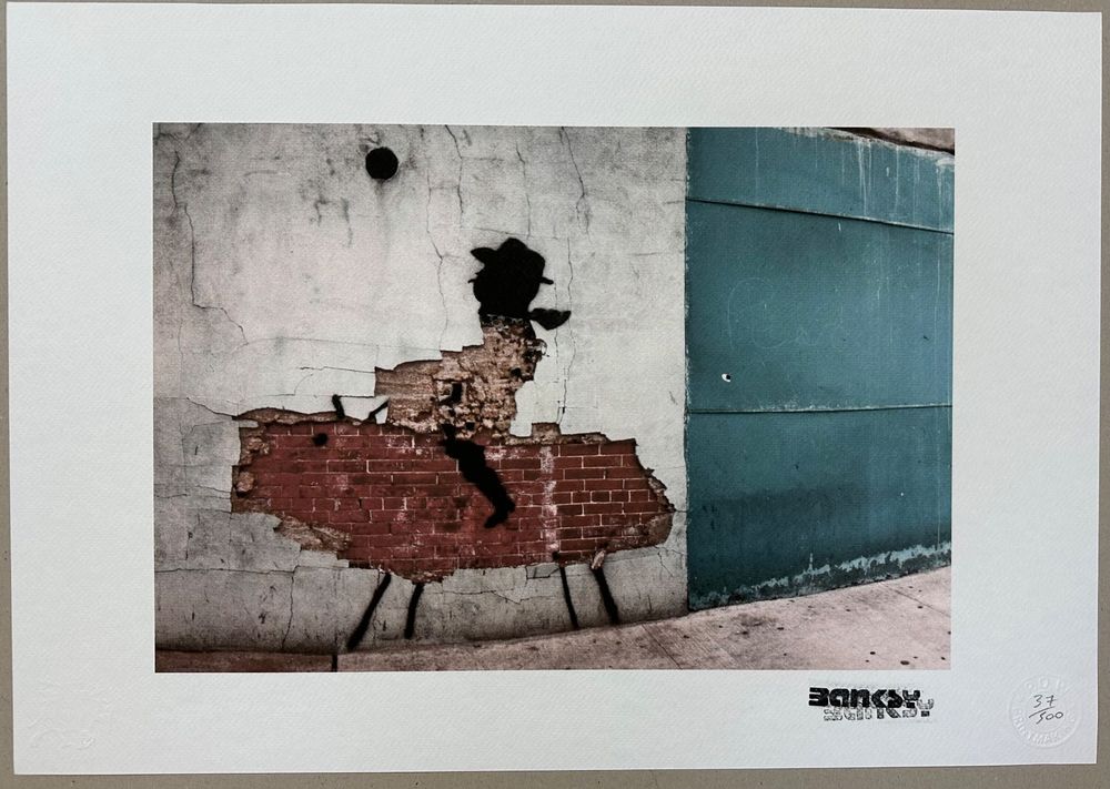 Banksy: Man on pig, Street Art, 37/500 (Neu (gemäss Beschreibung)) in ...