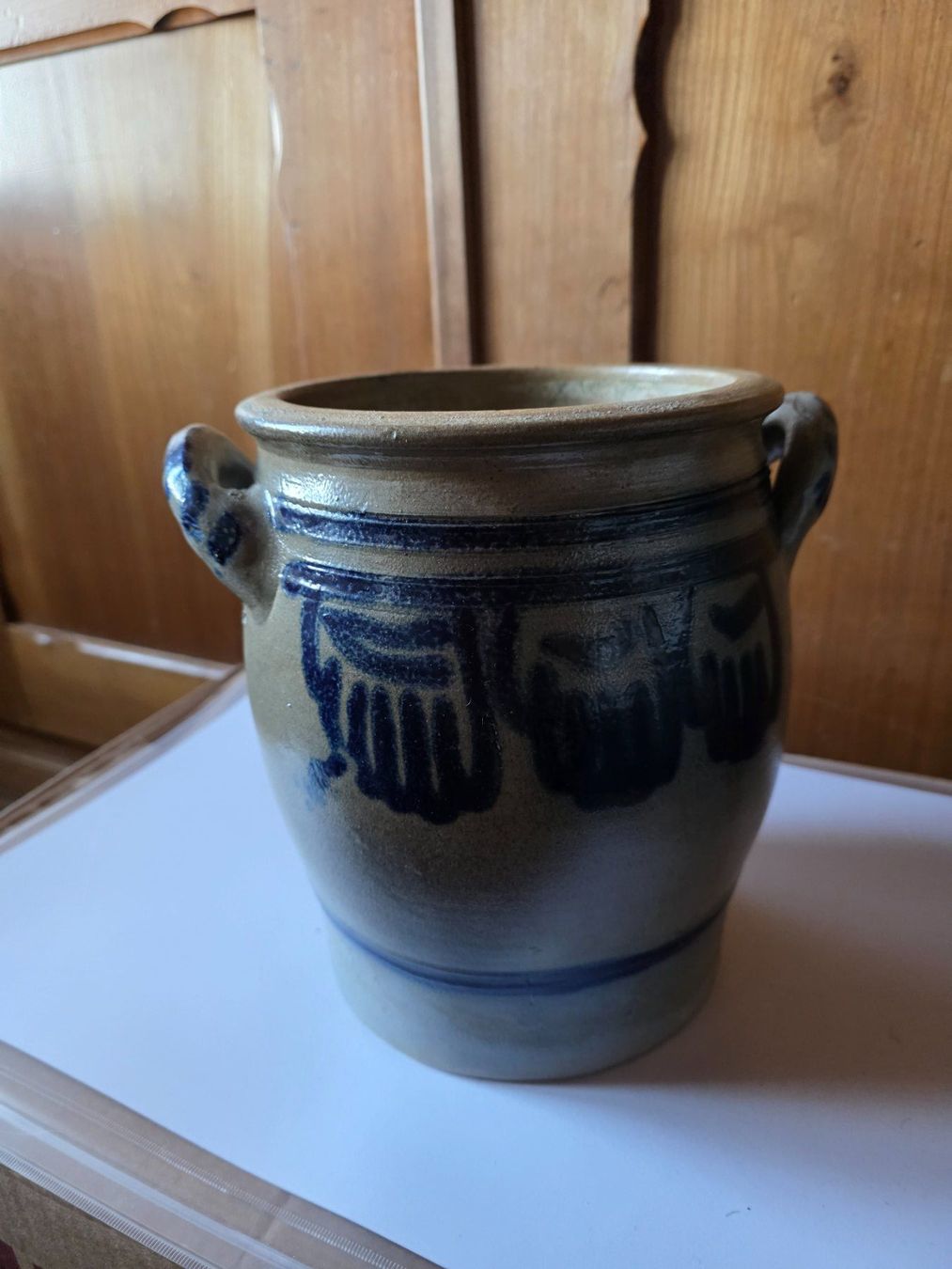 Alter Butter Schmalz Speck Topf - 4 Liter - 22 cm x 18 cm (Gebraucht ...