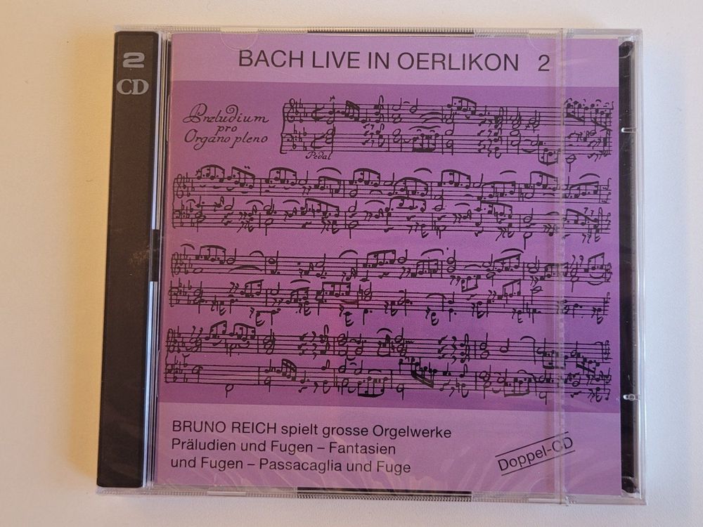 Bach Live in Oerlikon Bruno Reich Orgel 2 CDs (Gebraucht) in Sessa für ...