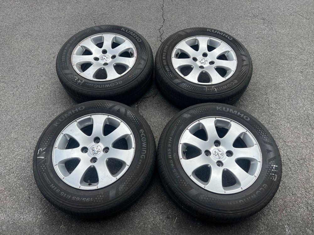 Original Peugeot Kompletträder Sommer Kumho 195/65R15 | Kaufen auf Ricardo