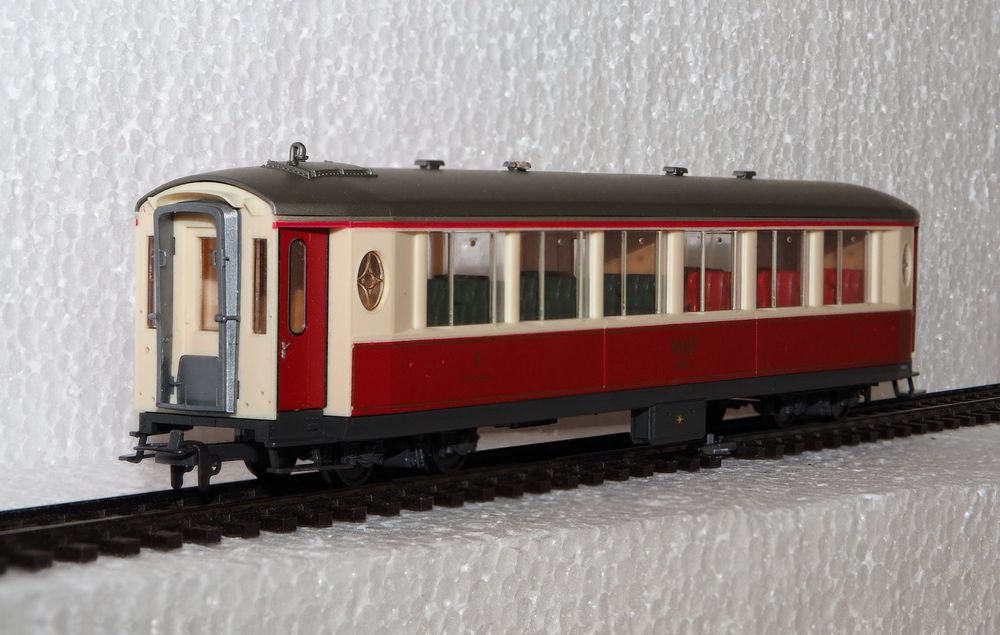 Bemo H0m / 4 Personenwagen Salon RhB / 4 voitures salon RhB | Kaufen auf Ricardo