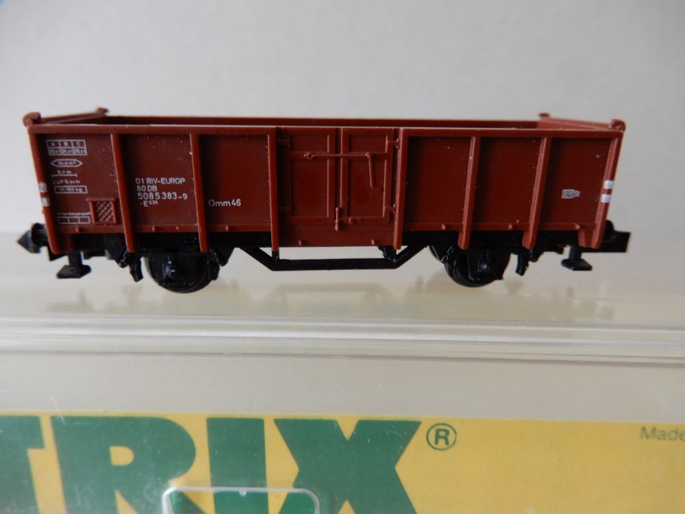 Minitrix Spur N Offener Güterwagen DB 508 5 383-9 Omm46 (Neu (gemäss ...