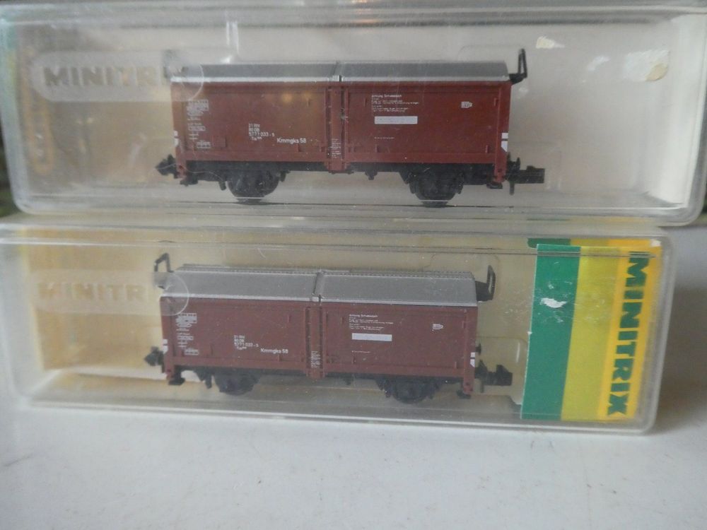 Minitrix 3530 2 Güterwagen Spur N (Gebraucht) in für CHF 11 – mit ...