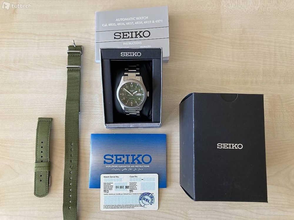 Seiko 5 Sports SRPG33 (Gebraucht) in Olten für CHF 170 – mit Lieferung auf Ricardo kaufen
