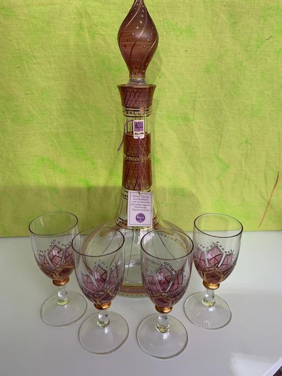 Sherry Set 5 Teilig Mundgeblasen | Kaufen auf Ricardo