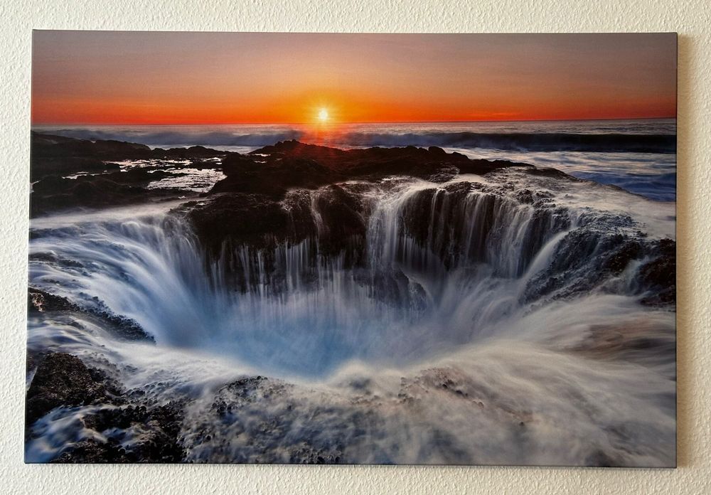 Wandbild Wasserfall Thors Wells (Gebraucht) in Hirzel für CHF 8 – nur Abholung auf Ricardo kaufen