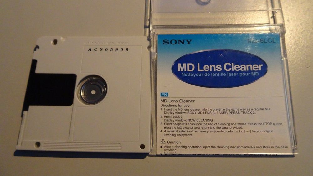 SONY MD LENS CLEANER MD-6LCL MiniDisc (Gebraucht) in Adetswil für CHF ...