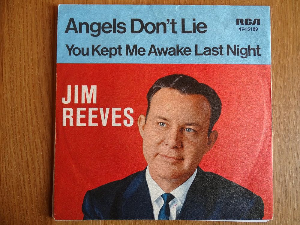 7", Jim Reeves, Angels Don't Lie / You kept me awake..., D | Kaufen auf ...
