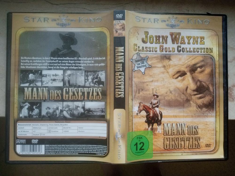 John Wayne, Mann des Gesetzes DVD, Classic Gold 🤠 49 (Gebraucht) in ...
