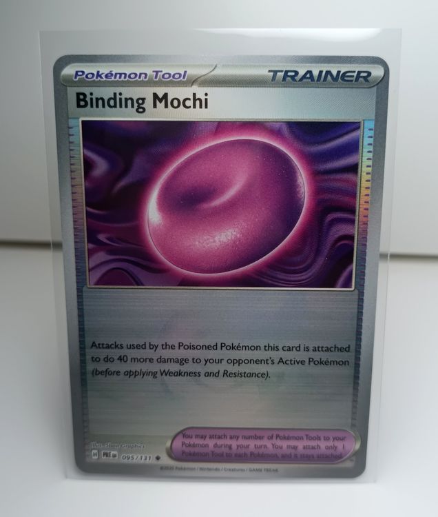 Binding Mochi 095/131 Pokeball Pokemon Prismatic Evolutions (Neu ...