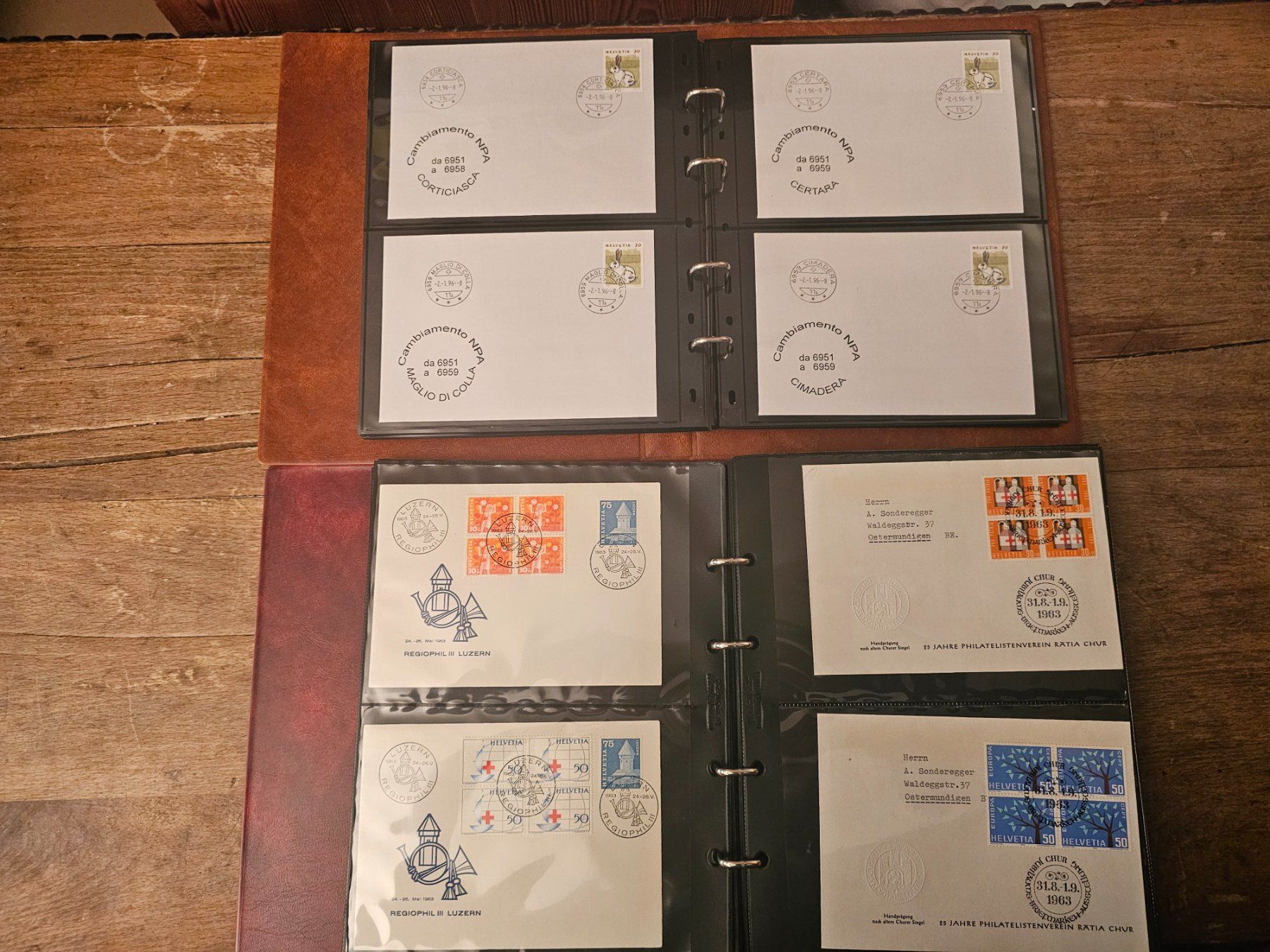 2 ALBUM con ca. 200 buste FDC e altri timbri speciali (Usato) a Monte ...