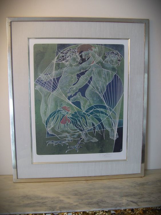 Grosse Lithographie von Hans Erni | Kaufen auf Ricardo