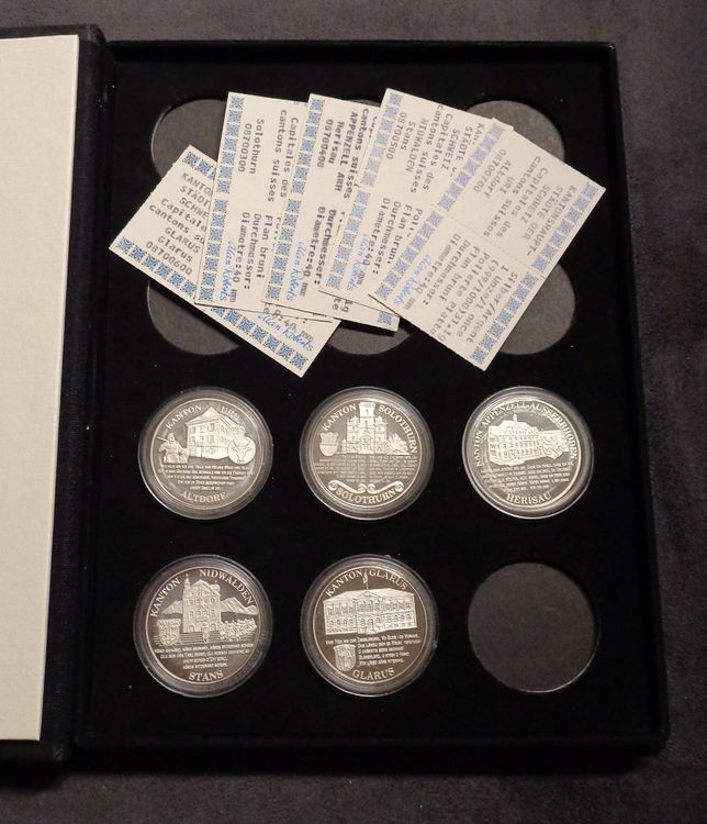 Cantons Suisse 5 Pieces d’argent 999 une once 32 grammes | Kaufen auf ...