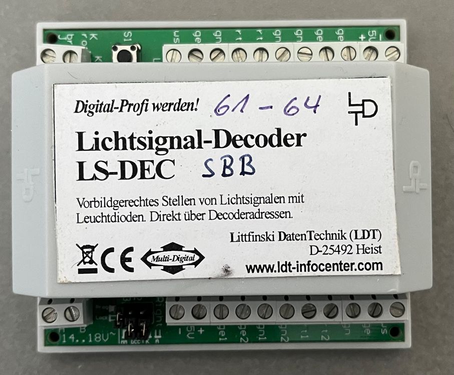 Littfinski LDT Lichtsignal Decoder SBB DCC | Kaufen auf Ricardo