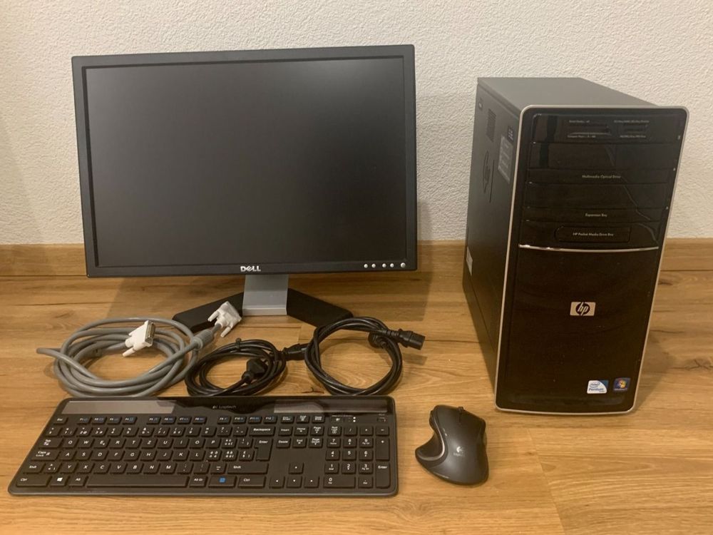 HP Tower PC inkl. Dell Bildschirm, Logitech Tastatur & Maus | Acheter ...