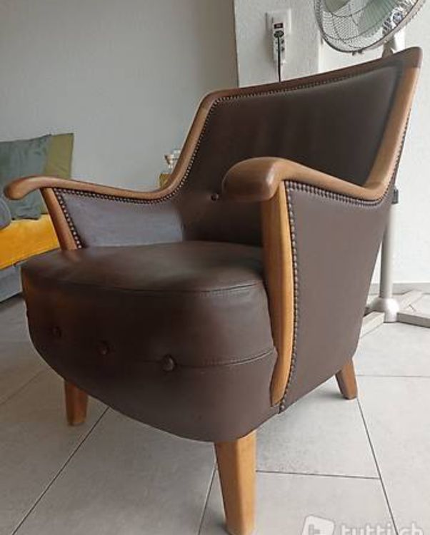 Sessel Vintage aus Leder (Gebraucht) in Oberdorf BL für CHF 115 – nur Abholung auf Ricardo kaufen