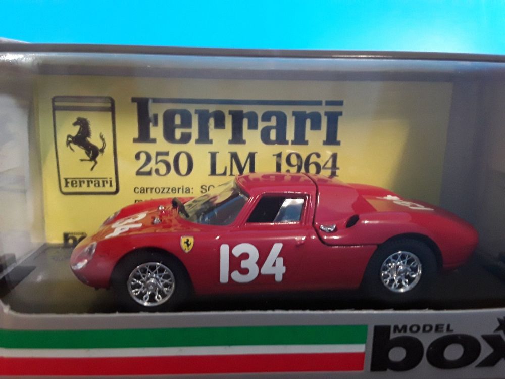 BOX-MODEL _ FERRARI _ 250 LM N 134 NüRBURGRING 1964 _ 1:43 | Kaufen auf ...