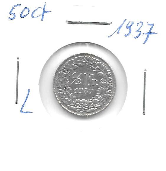 Monnaie Suisse 50 ct 1937 | Kaufen auf Ricardo