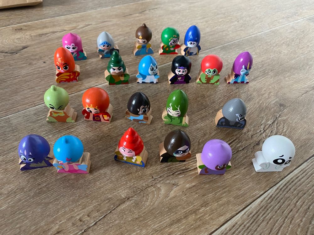 Spin Mania Migros 20 Figuren komplett plus 2 Joker (Neu und ...