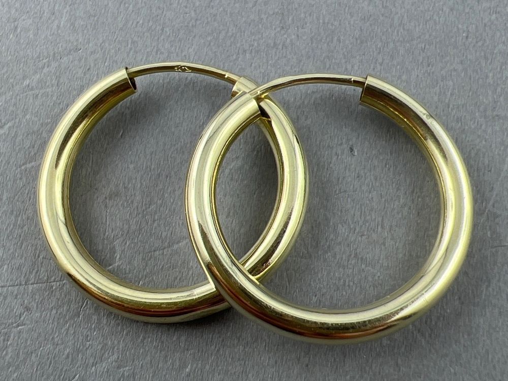 Creolen 585 Gold | Kaufen auf Ricardo