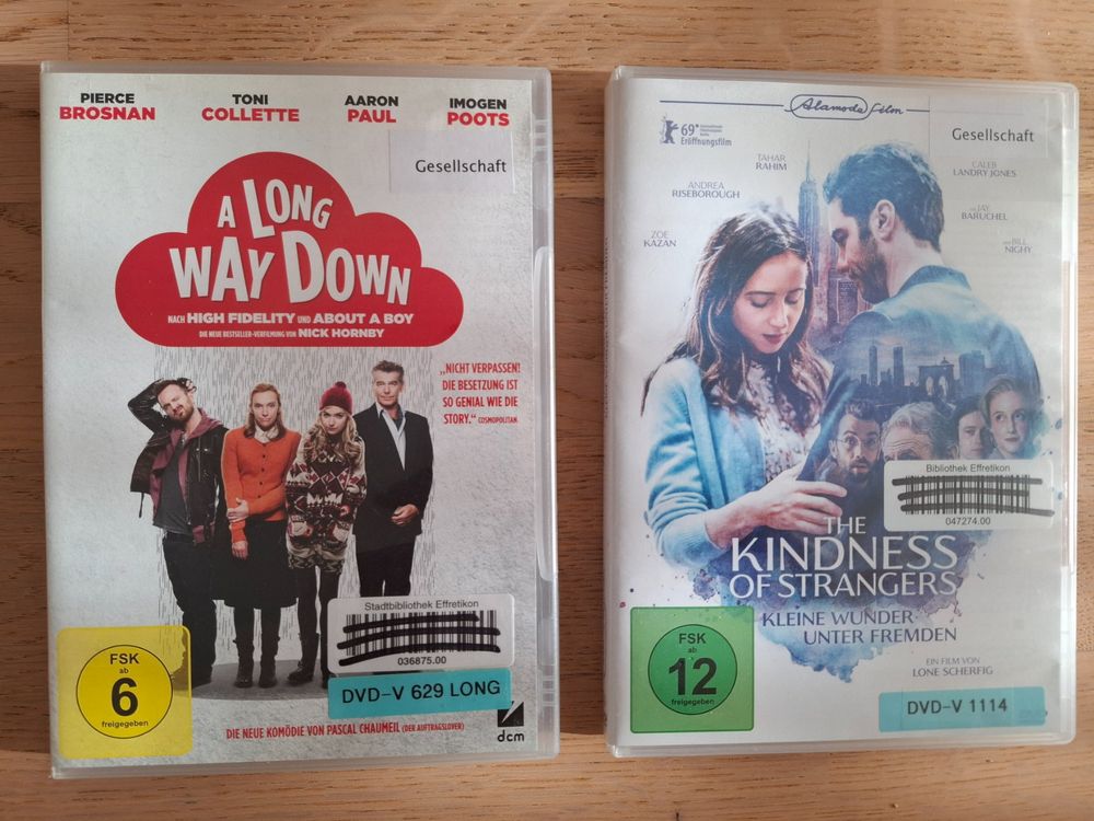 2 DVD A long way down und The Kindness of strangers (Gebraucht) in ...