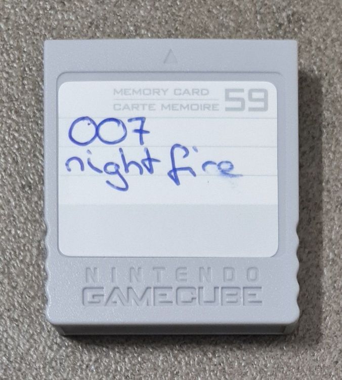 Original Nintendo Gamecube Memory Card 59 - TOP Zustand! (Gebraucht) in ...