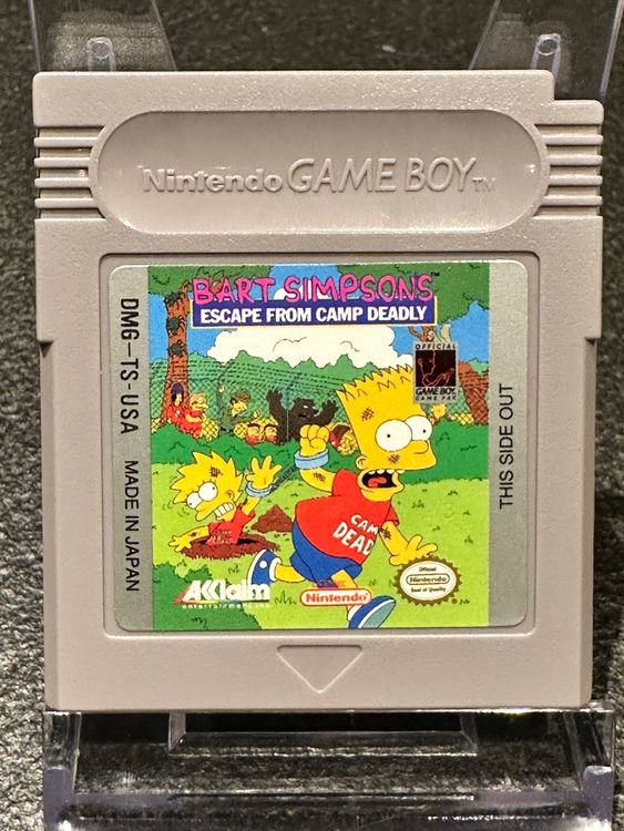 Bart Simpsons Escape from camp deadly - Gameboy | Kaufen auf Ricardo