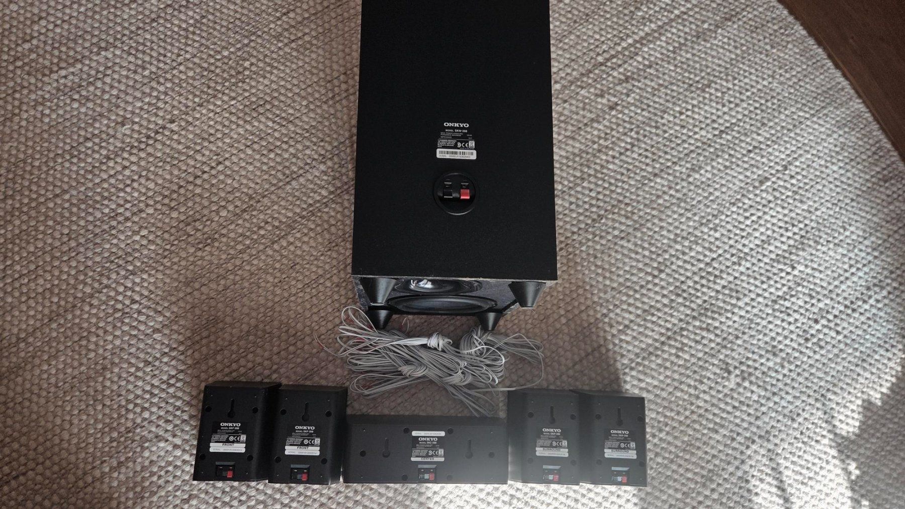 Onkyo HT-S3910DAB Lautsprecherset 5.1 – Boxen inkl. Kabel (Gebraucht ...