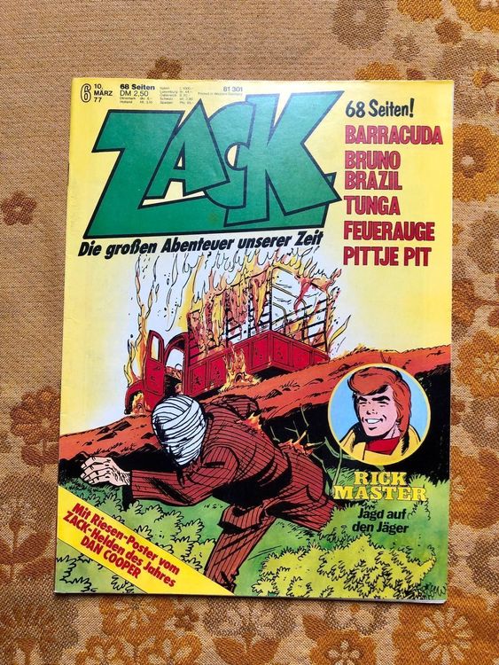 Zack Heft Nr 6 von 1977 | Kaufen auf Ricardo