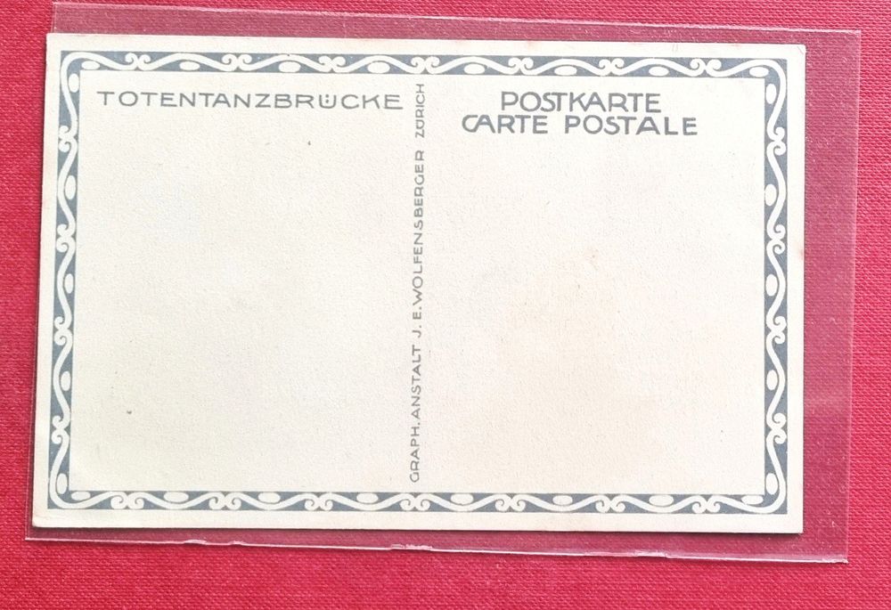 Luzern - Totentanzbrücke - Anstalt Wolfensberger (Gebraucht) in ...