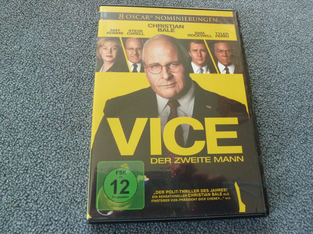 DVD "Vice, Der zweite Mann" Drama/Komödie mit Christian Bale | Kaufen ...