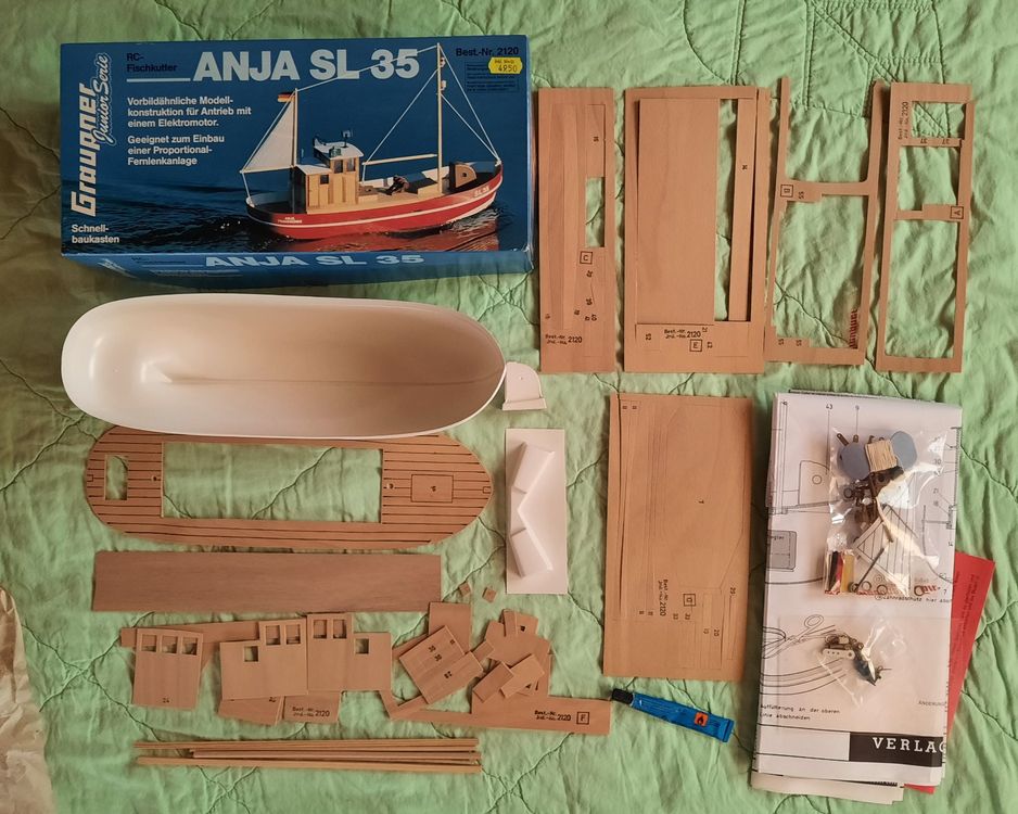 Bausatz von Graupner: Fischkutter ANJA SL 35 | Kaufen auf Ricardo