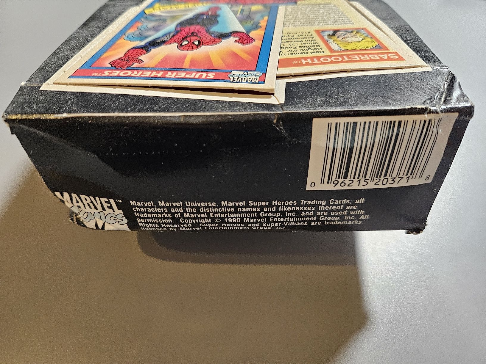 Marvel Universe Trading Cards 1990 6x Booster & Display Box (Neu ...