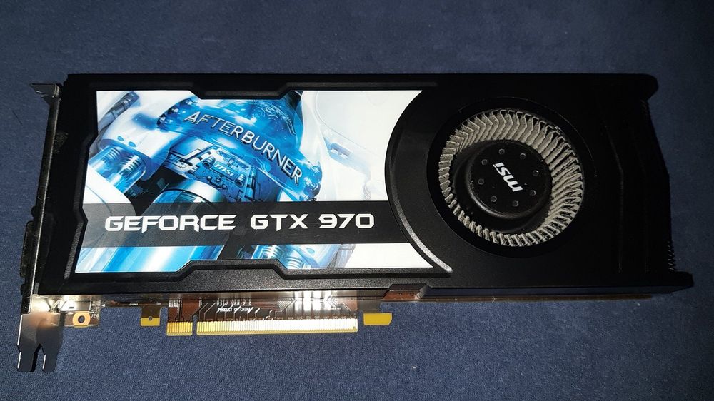 MSI GeForce GTX 970 4GD5 OC - Afterburner (Gebraucht) in Eglisau für CHF 52 – mit Lieferung auf ...