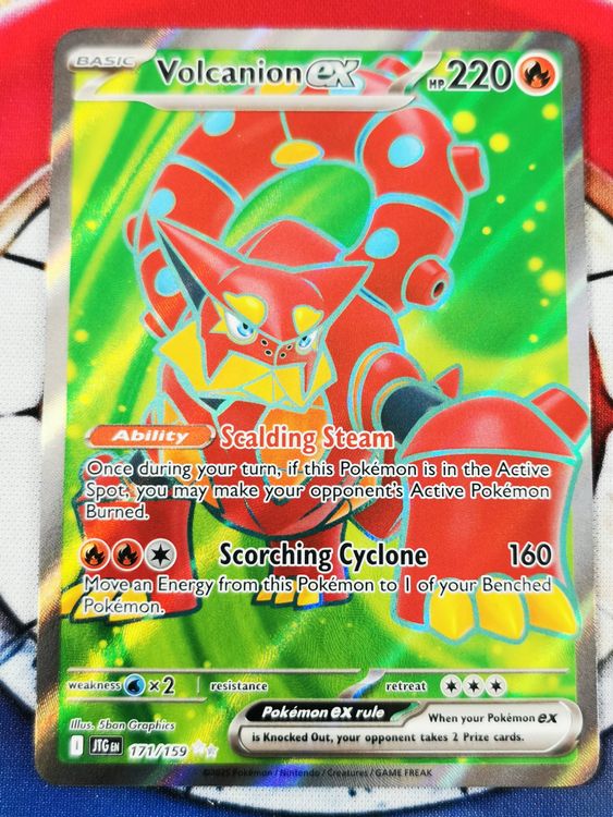 Pokemon Volcanion ex 171/159 Journey Together EN (Neu (gemäss ...