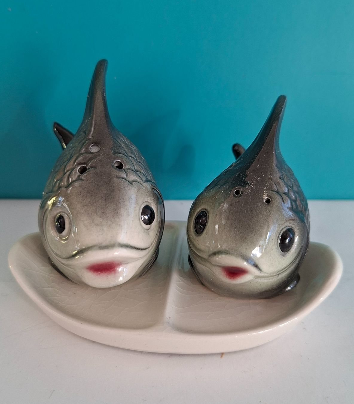 Vintage Fisch Salz und Pfeffer Set, Goebel W. Germany (Gebraucht) in ...