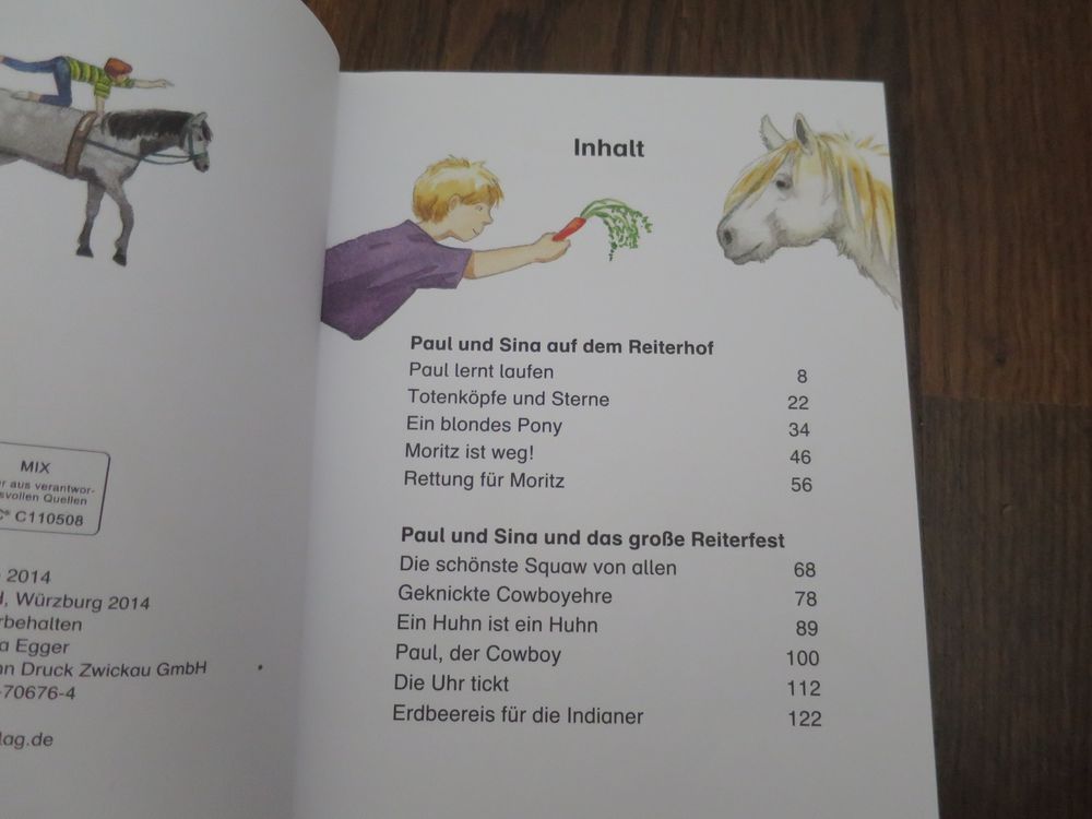 Kinderbuch lesen Buch Kind Bücherbär Reiterhofgeschichten 7+ (D ...
