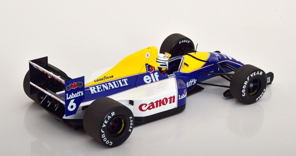 Williams Renault FW14B 1992 Patrese mit Decals 1/18 PMA NEU (Neu und ...
