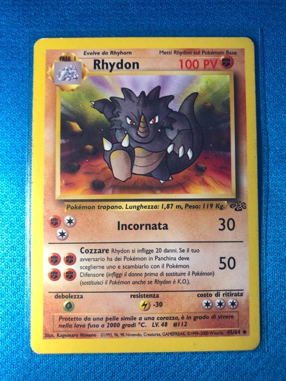 Pokemon - Rhydon (45/64) Jungle Italian - LP - (Gebraucht) in Gossau SG ...