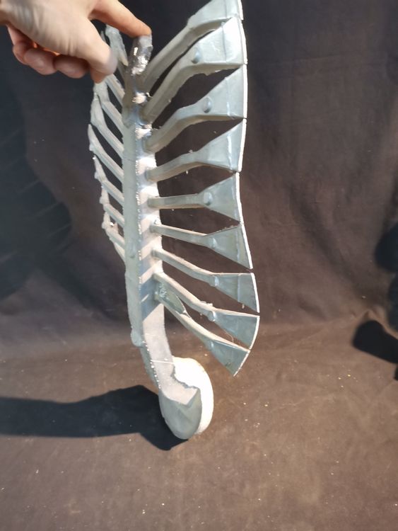 Skelett, Rippen, Körper, Aluskulptur, Gerippe, Kunst, Skulpt (Gebraucht ...